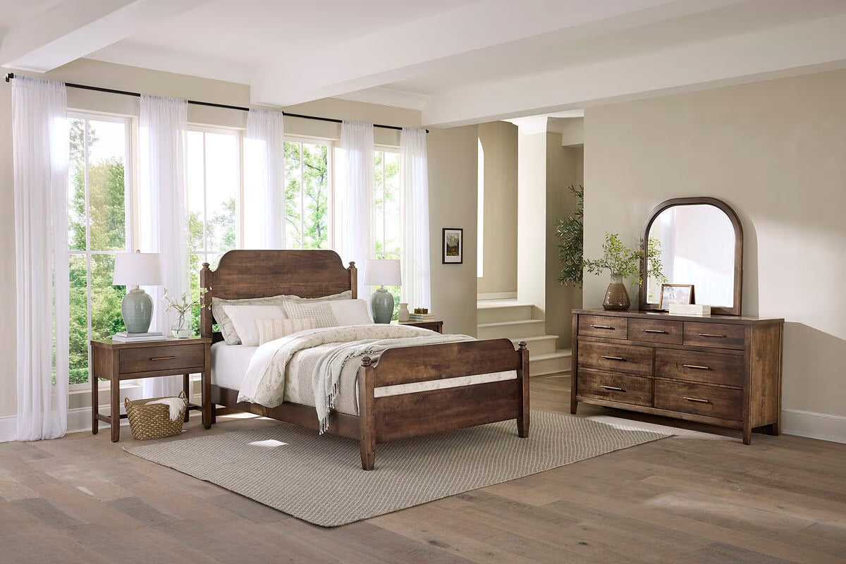 Pure Maple - King Poster Bed - Maple Syrup – Furniture Warehouse Ohio
