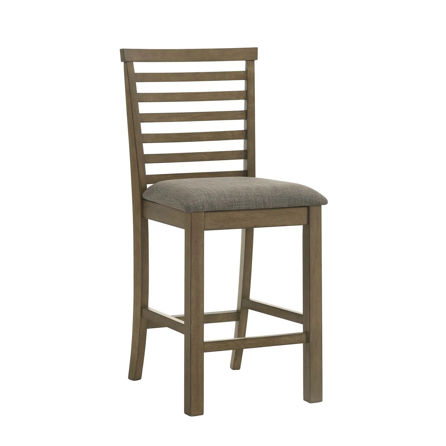 Brook Bay - Upholstered Ladder Back Counter Chair (RTA) - Brown ...