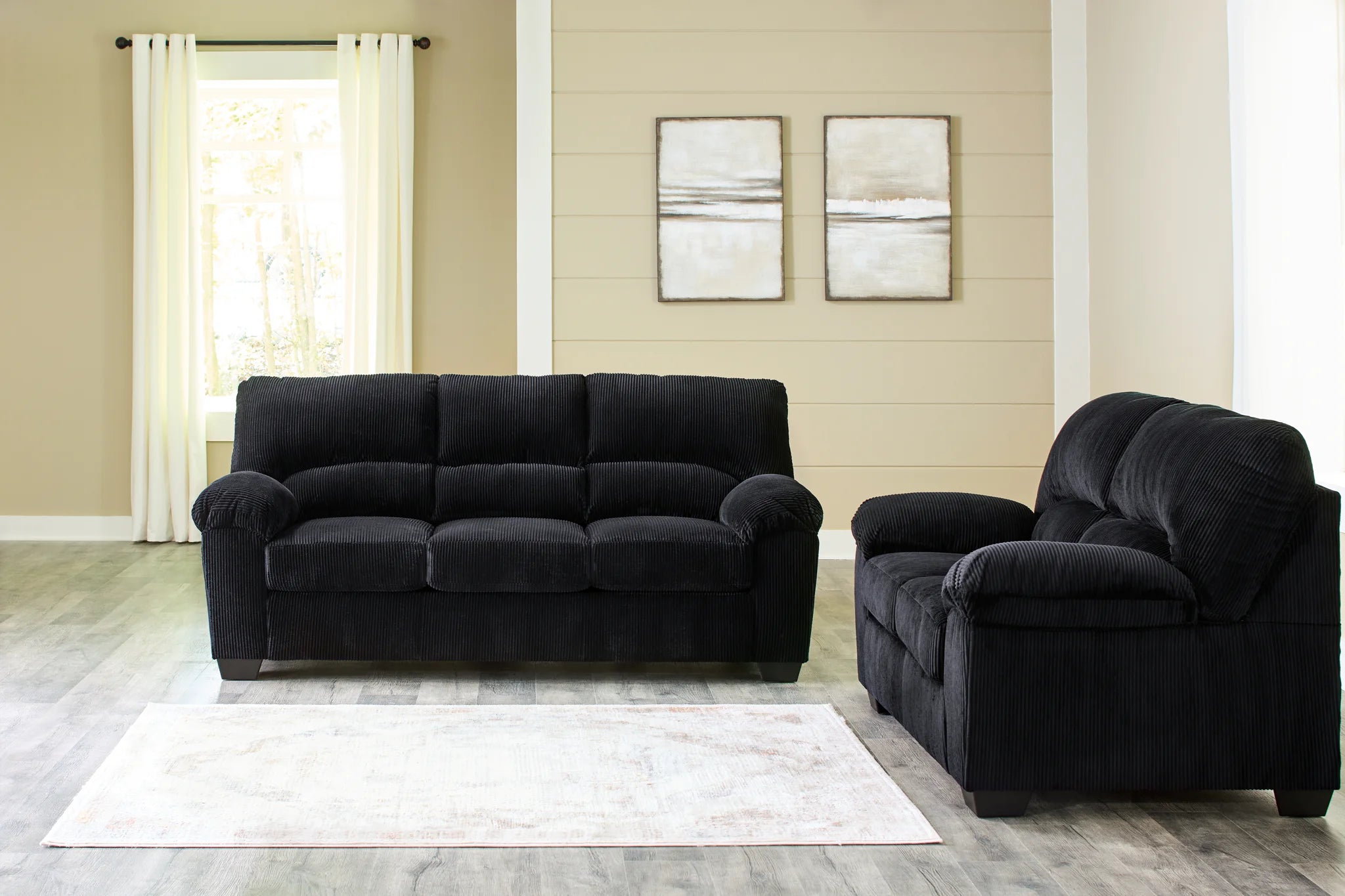 Simplejoy - Onyx - 2 Pc. - Sofa, Loveseat – Furniture Warehouse Ohio