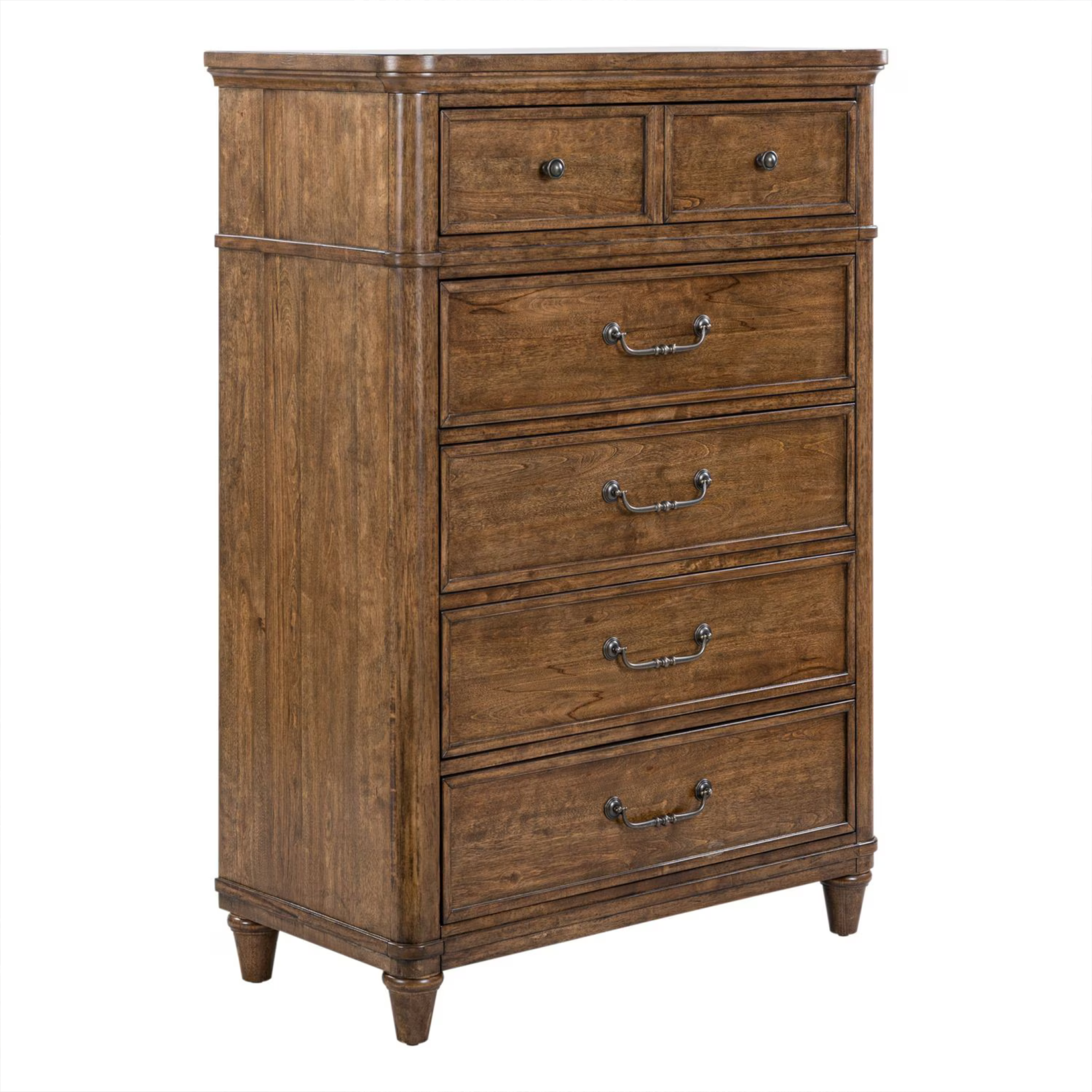 Harrison Heights - 5 Drawer Chest - Sienna – Furniture Warehouse Ohio