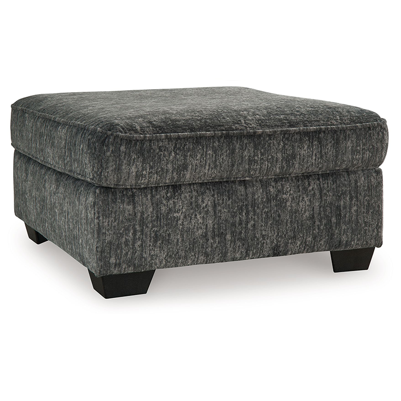 Lonoke - Gunmetal - Oversized Accent Ottoman – Furniture Warehouse Ohio