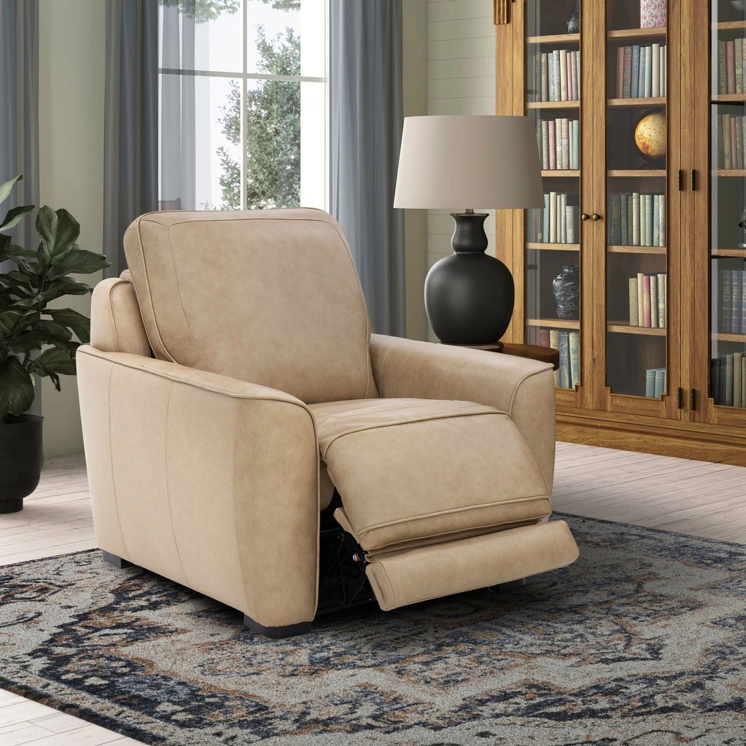 Blake - Recliner P2 & Zero Wall - Sophia Oatmeal – Furniture Warehouse Ohio