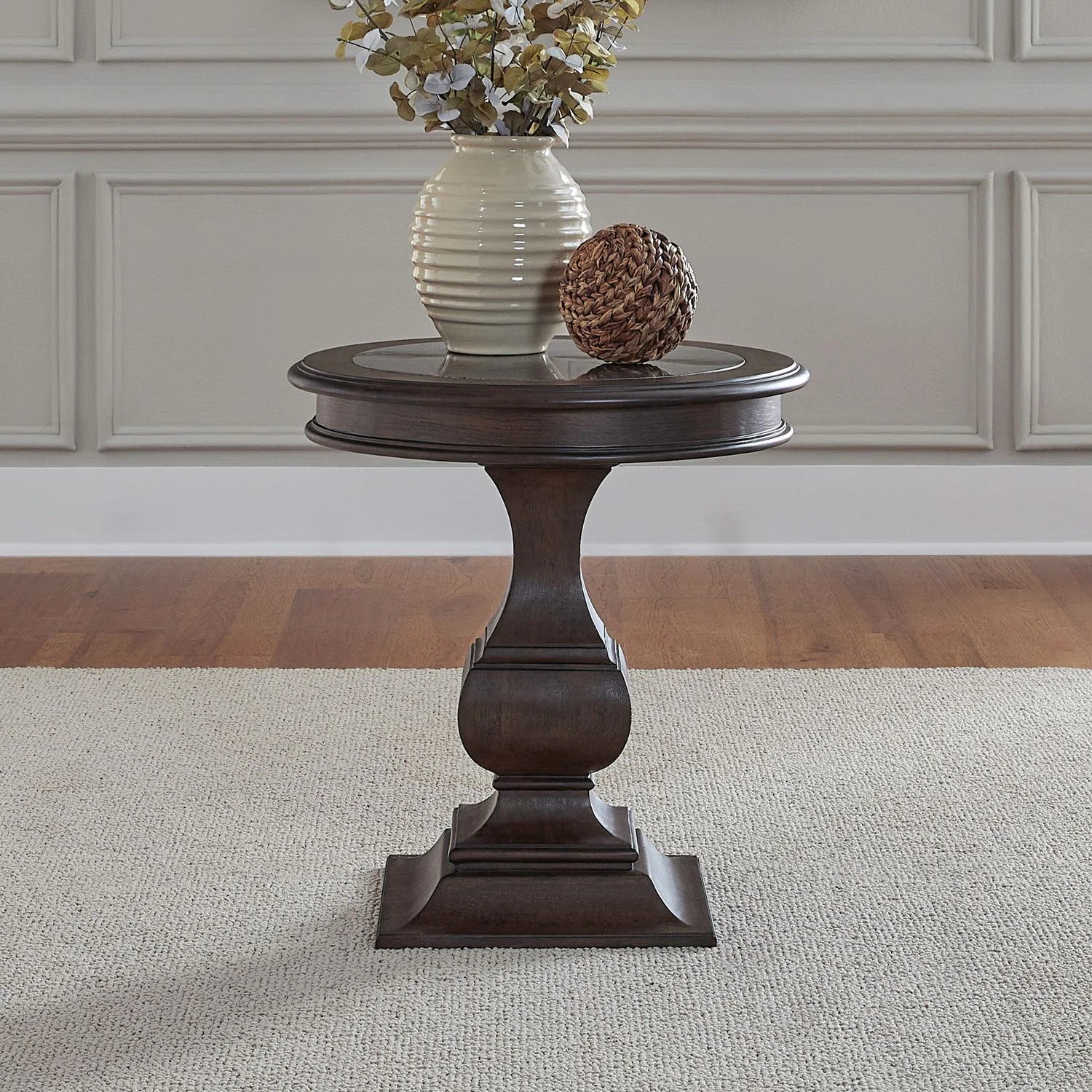 Provence Park - Round End Table - Brown – Furniture Warehouse Ohio