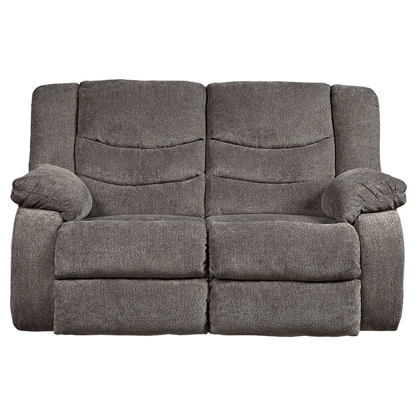Tulen - Gray - Reclining Loveseat – Furniture Warehouse Ohio