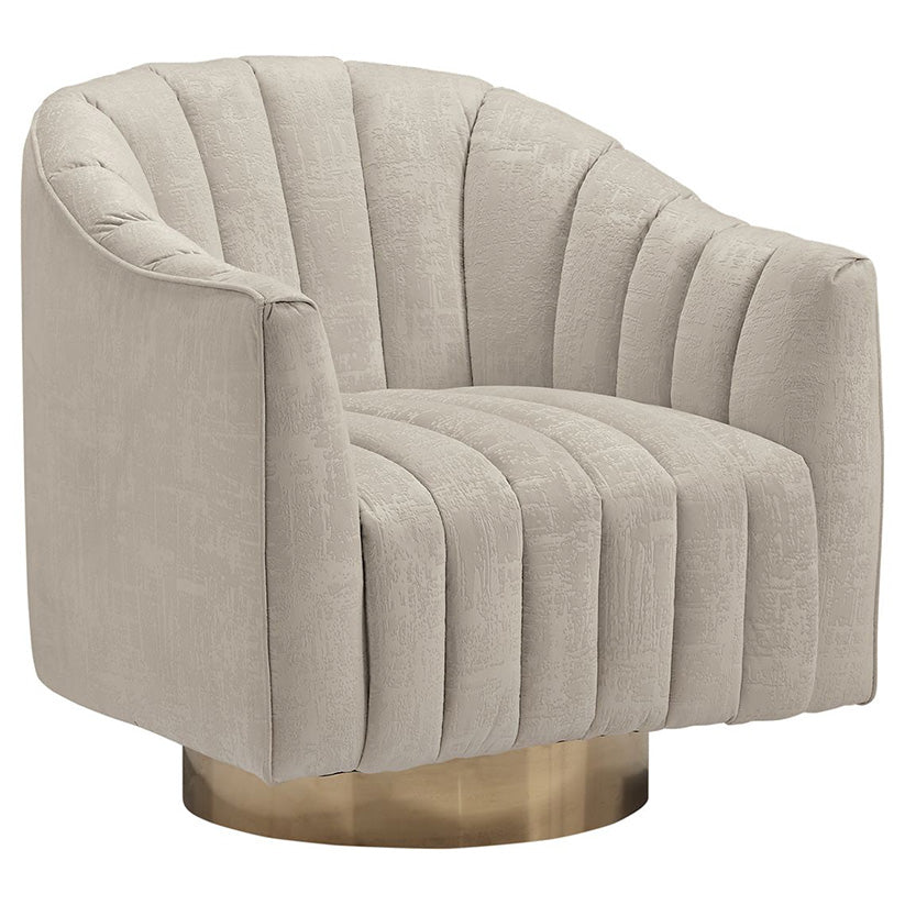 Penzlin - Pearl - Swivel Accent Chair – Furniture Warehouse Ohio