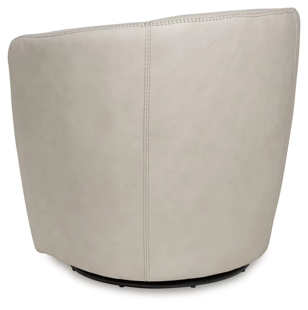 Kierreys - Bone - Swivel Accent Chair – Furniture Warehouse Ohio