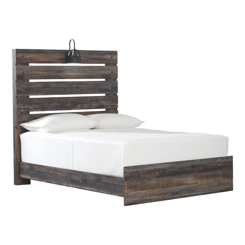 Drystan - Brown / Beige - Full Panel Bed – Furniture Warehouse Ohio
