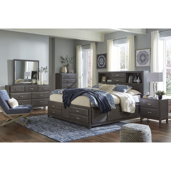Caitbrook – Gray – 5pc Queen Bedroom Set – Furniture Warehouse Ohio
