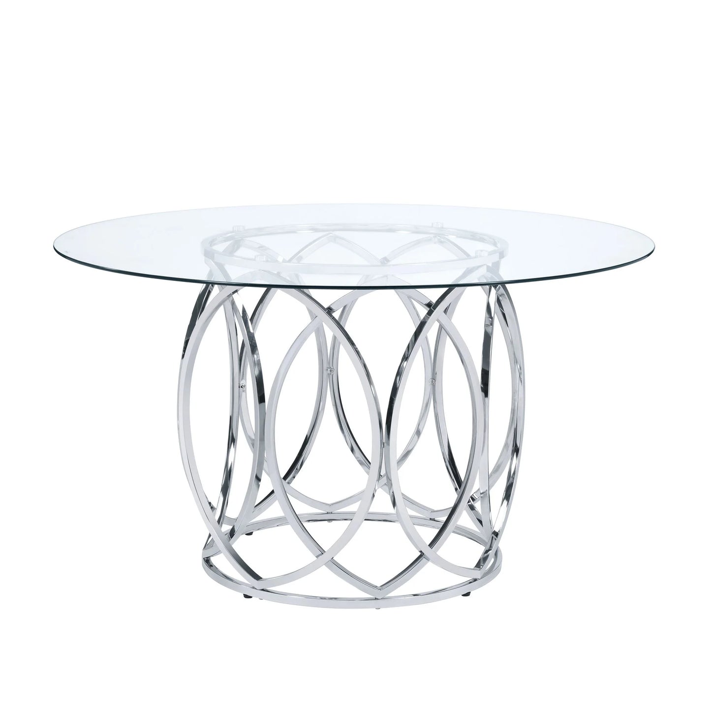 Merlin - Dining Table - Chrome – Furniture Warehouse Ohio