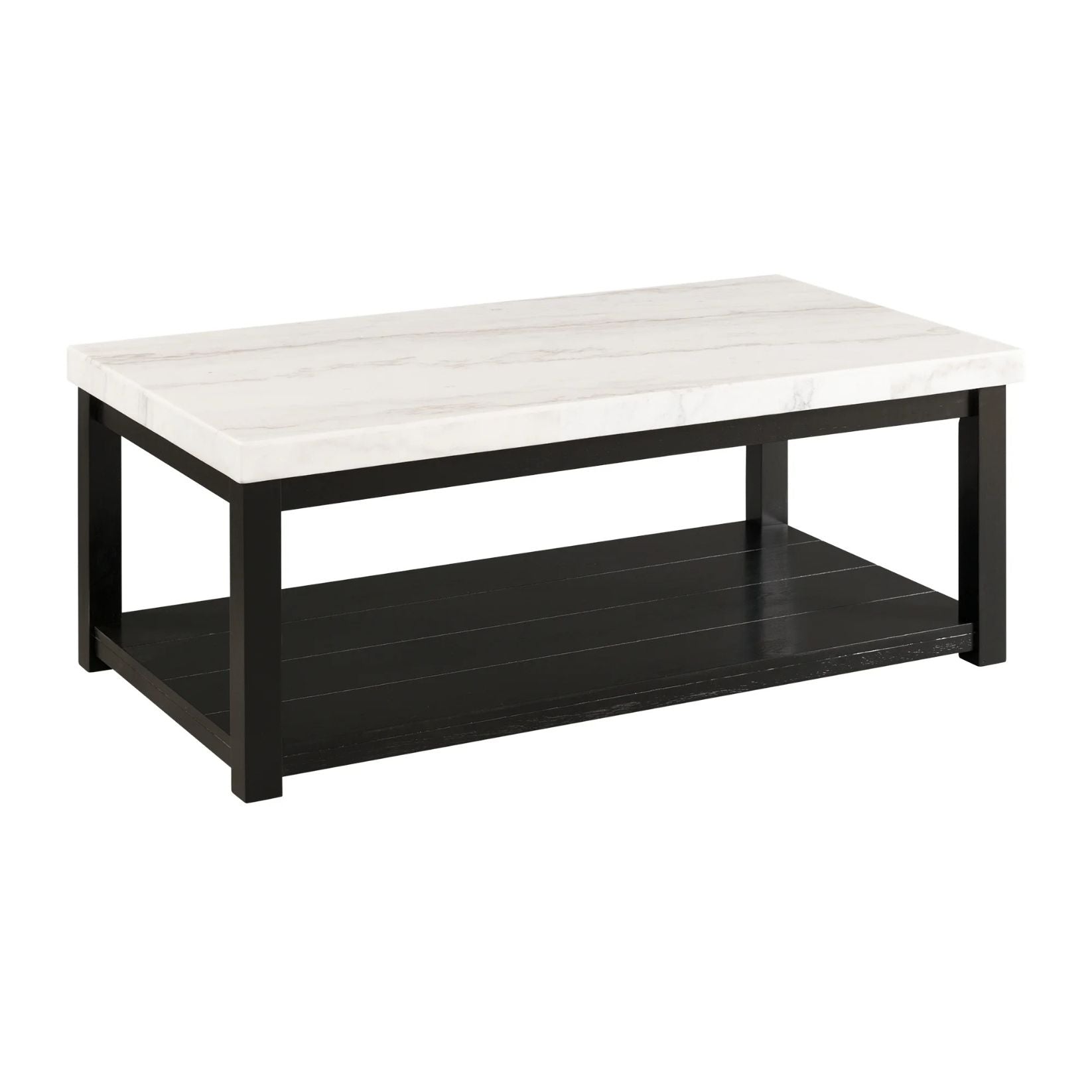 Marcello - Coffee Table With Casters - White – Furniture Warehouse Ohio