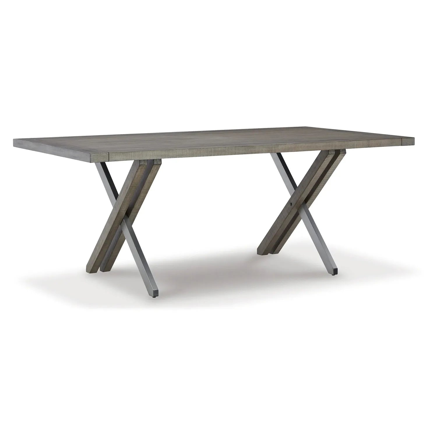 Krystanza - Weathered Gray - Rectangular Dining Room Table – Furniture ...