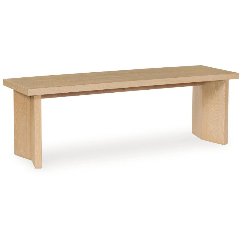 Whittgate - Light Brown - Large Dining Room Bench – Furniture Warehouse ...