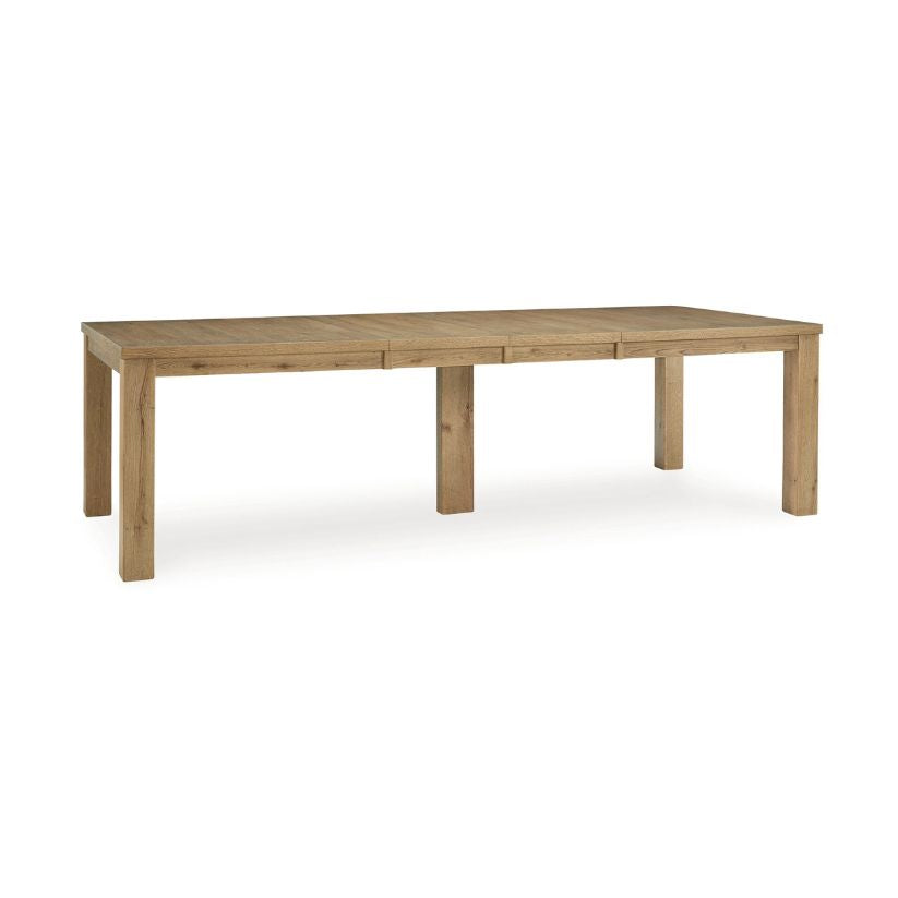 Galliden - Light Brown - Rectangular Dining Room Extension Table ...