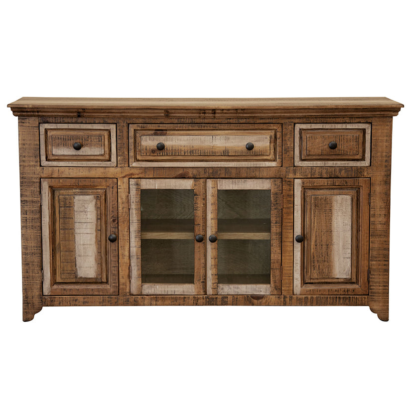 Marquez - Console - Two Tone Light Brown – Furniture Warehouse Ohio