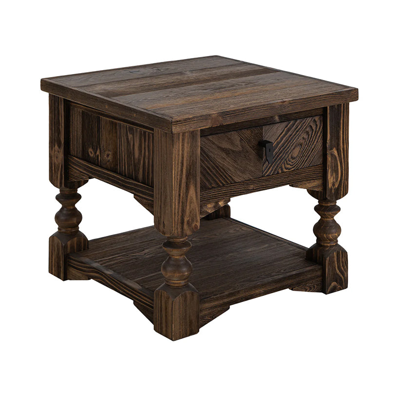 Dutton - End Table - Caramel Brown – Furniture Warehouse Ohio