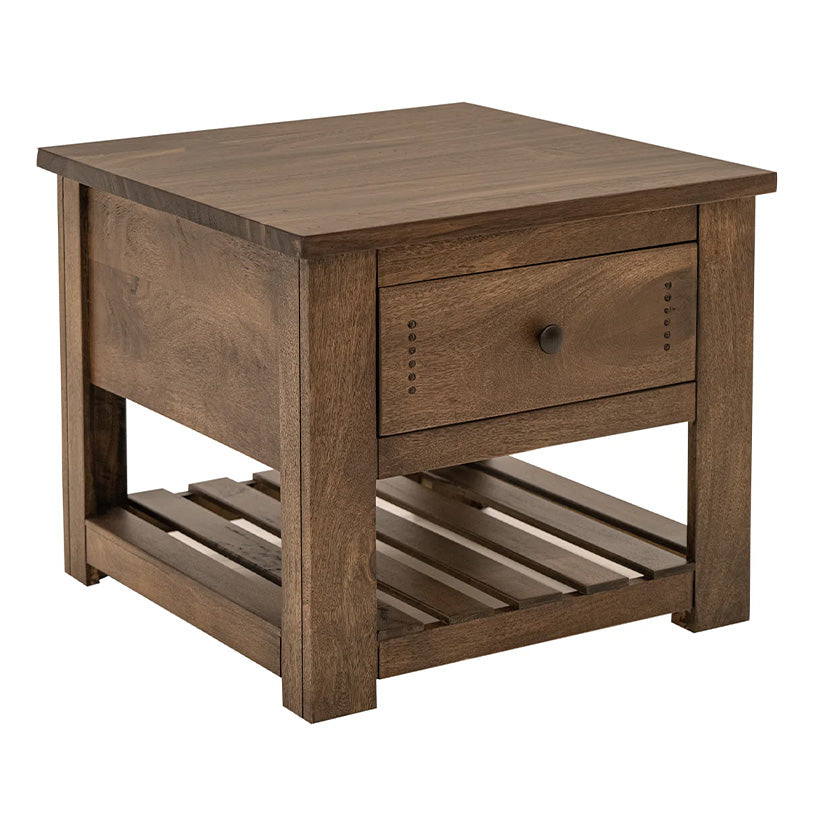 Parota III - End Table - Barrel Brown – Furniture Warehouse Ohio