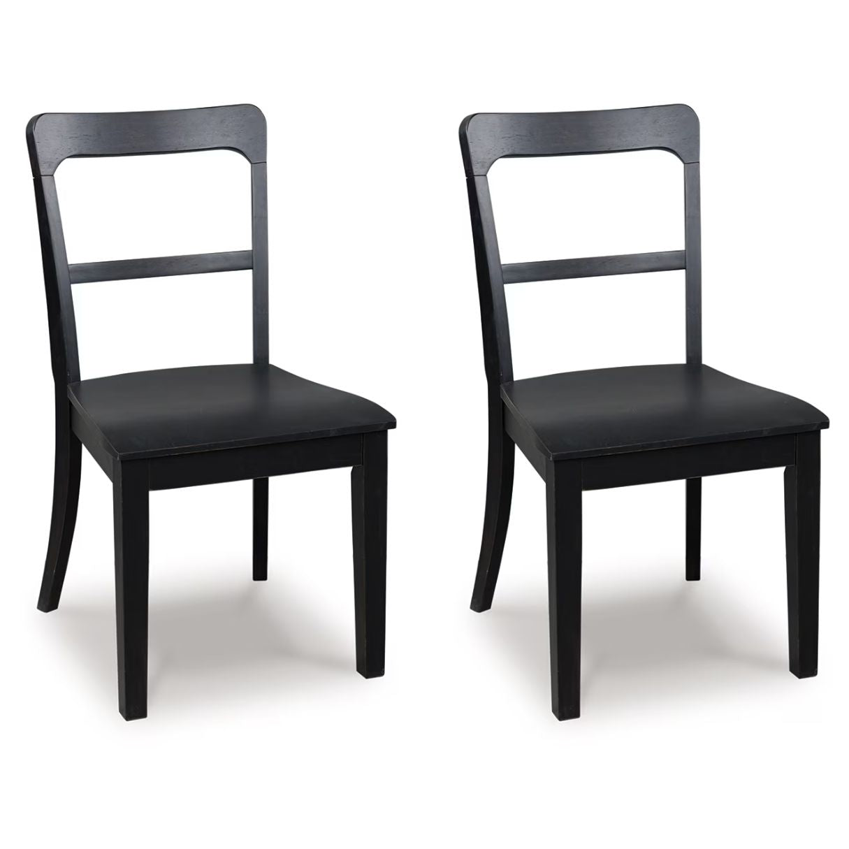 Greddinton - Black - Upholstered Dining Side Chair (Set of 2 ...