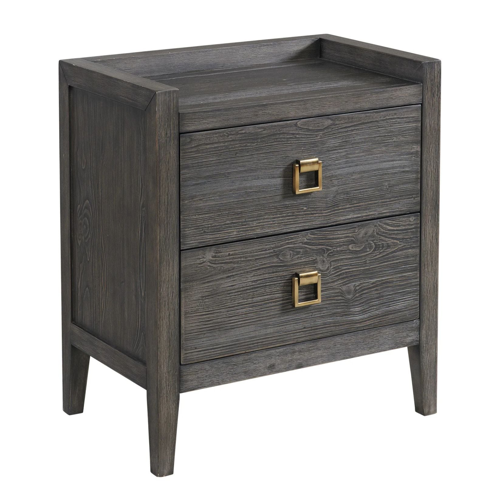 Portia - Drawer Nightstand - Brushed Brindle – Furniture Warehouse Ohio
