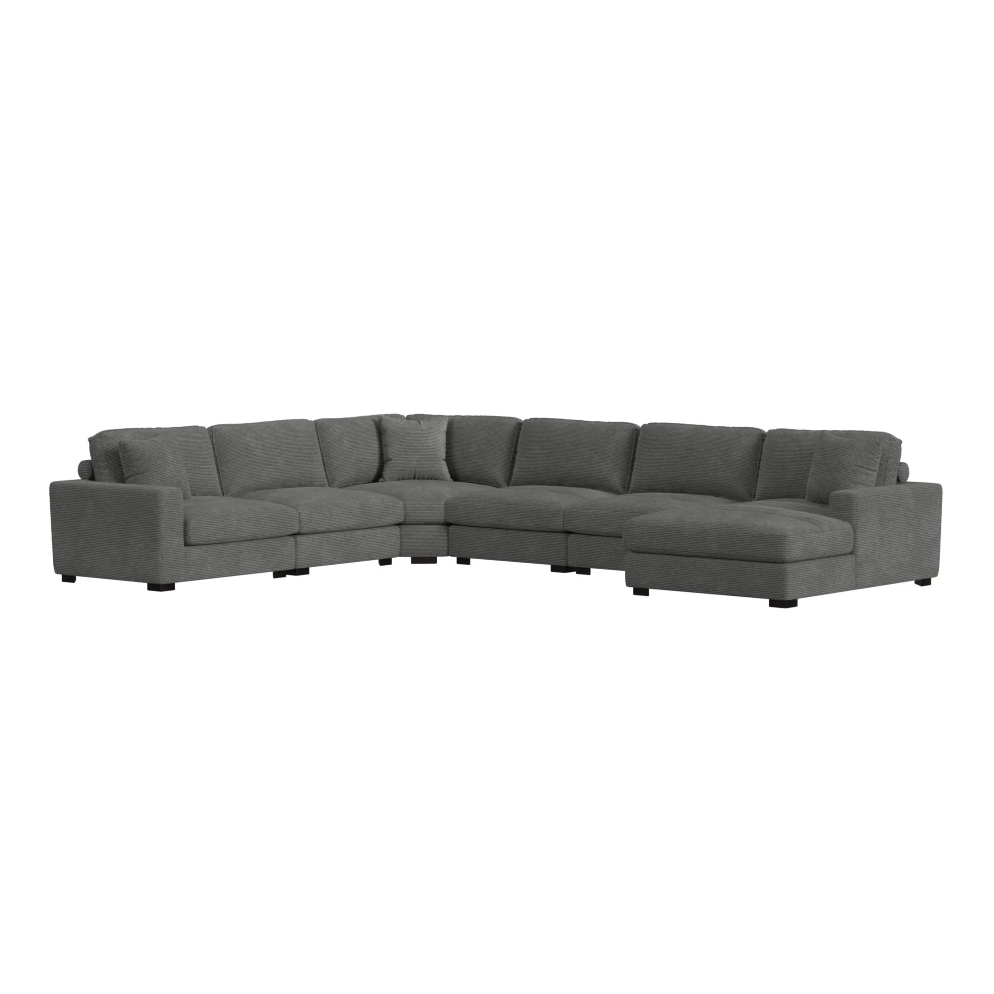 Arizona - Modular 7 Piece Sectional Set With RHF Chaise - Steno Charco ...