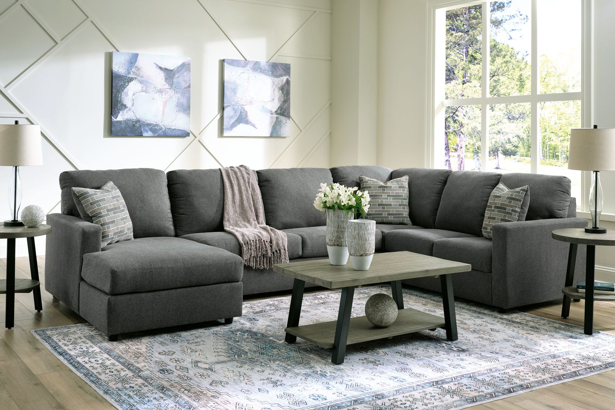 3 piece sectional with left arm facing chaise store